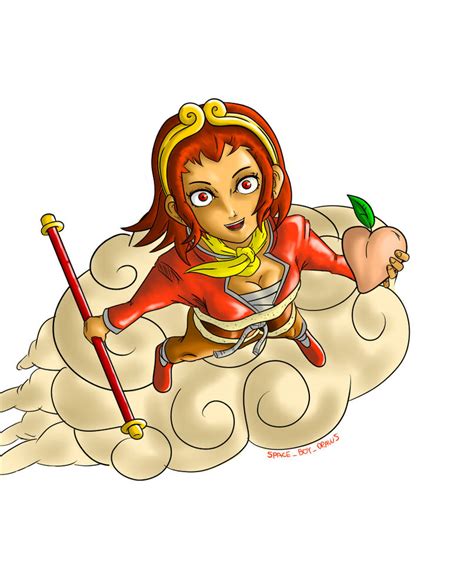 Sonson From Marvel Vs Capcom 2 By Spaceboydraws On Deviantart