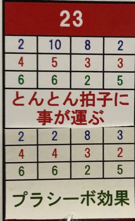 2023年7月23日 とんとん拍子に事が運ぶ の日 数波インフォメーション