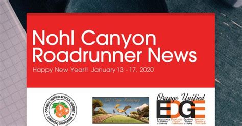Nohl Canyon Roadrunner News Smore Newsletters