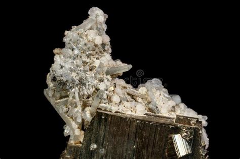 Pyrite And Quartz Stock Photo Image Of Geological Intrusion 3595562