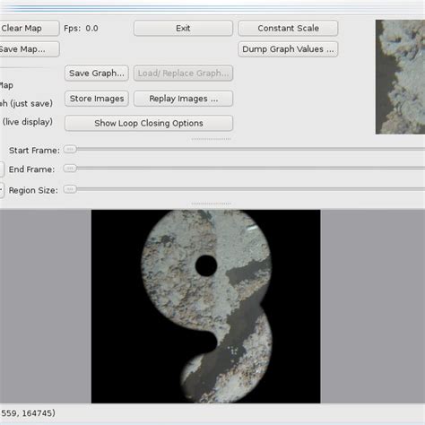 The Gui Of The Mapping Program Used For The Experiments Of This Paper