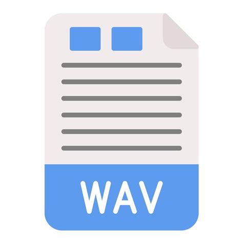 Premium Vector Wav Flat Illustration