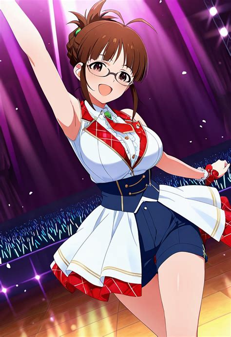 Ritsuko Akizuki 秋月律子 The Idolm Ster Ai Art Model Pixai