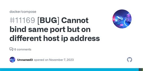 Bug Cannot Bind Same Port But On Different Host Ip Address · Issue