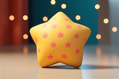 Premium Photo Starshaped Stress Ball With Customizable Writing Space