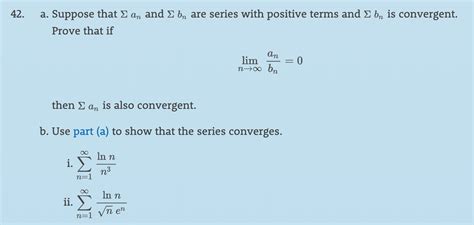 solved bn are series with positive terms and e bn is