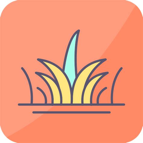 Grass Generic Color Lineal Color Icon