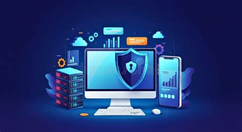 Cybersecurity Technology Protecting Data With Advanced Digital