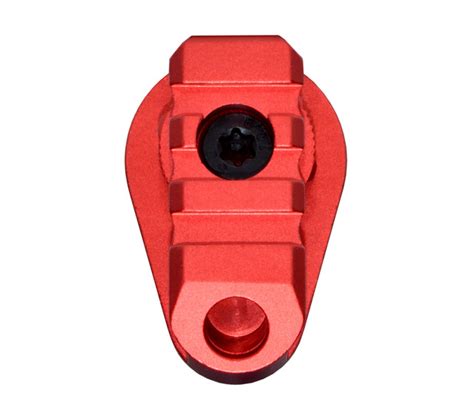 Db Tac Aluminum Bufferless Stock Adapter With Picatinny Rail And Qr Hole Red Color Db Tac