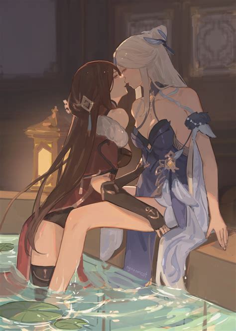 Ningguang Beidou And Ningguang Genshin Impact Drawn By Nyoomcat Danbooru