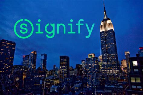 Num Ano Pioneiro Para A Inovação Em Iluminação A Signify Sobe No