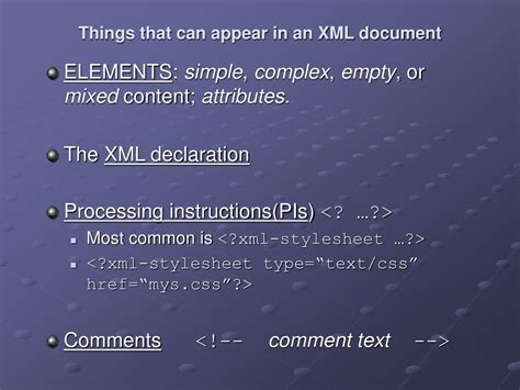 Ppt Xml Programming Cspp51038 Powerpoint Presentation Free Download