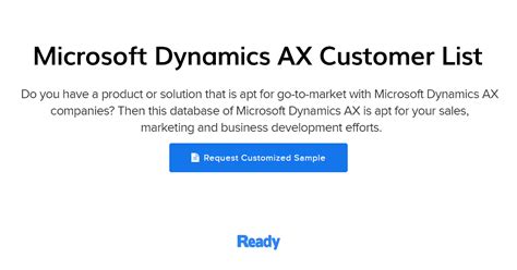 List Of 27033 Microsoft Dynamics Ax Customers