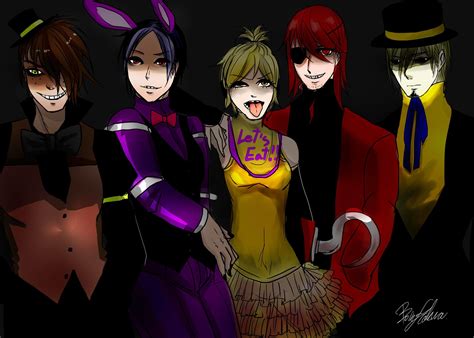 Fnaf Anime Wallpapers Top Free Fnaf Anime Backgrounds Wallpaperaccess
