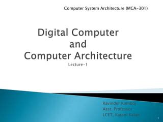 Csa Lecture Ppt