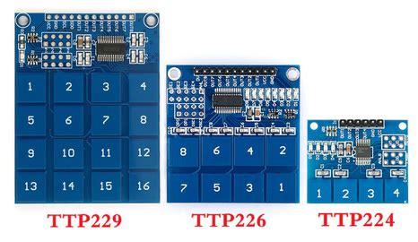 Arduino Compatible Coding Interfacing A TTP Capacitive Touch Keypad