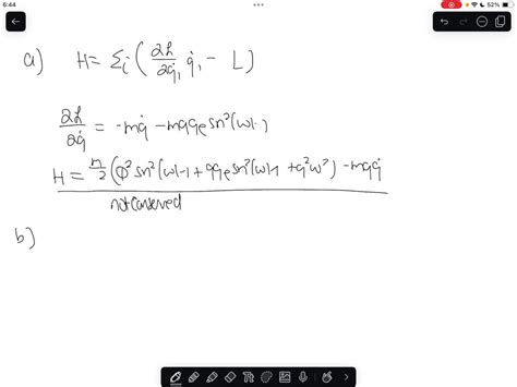 A Particle Of Mass M Moves In One Dimension Under The Influence Of A