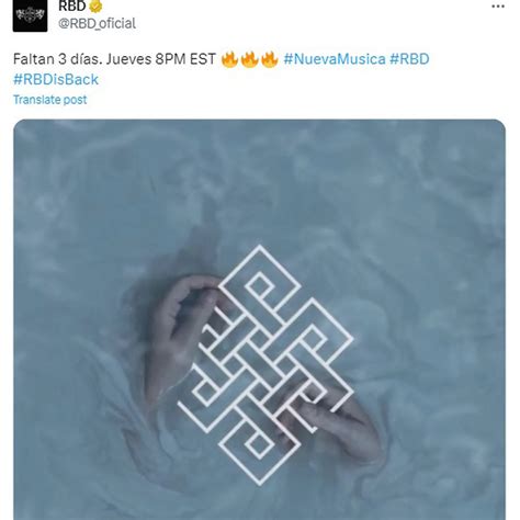 Rbd Confirm Fecha De Estreno De Su Nueva Canci N Cerquita De Ti Infobae