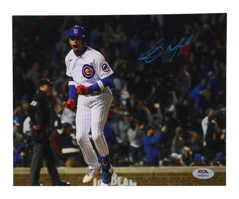 Christopher Morel Signed Cubs 8x10 Photo Psa Pristine Auction