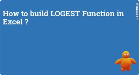How To Use LOGEST Function In Excel Monkidea Analytics Idea Of Wisdom With Analytics