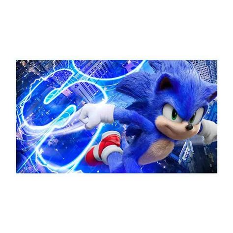 Sonic The Hedgehog A4 Sukkerprint Kageprint Med Tekst Cakeprintdk