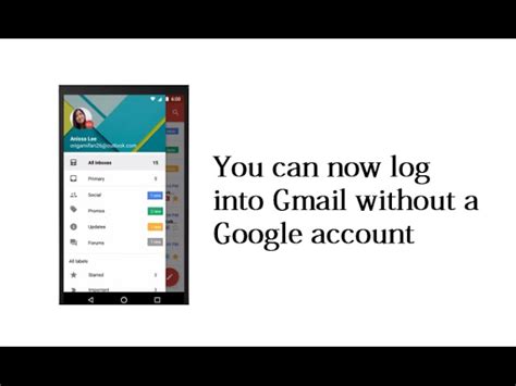 You Can Now Log Into Gmail Without A Google Account