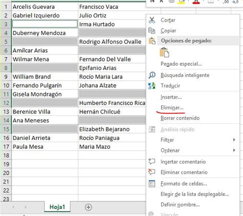 Ideas De Excel Borrar Celdas Vacias O En Blanco De Un Rango De Datos