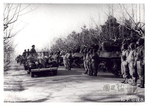 1949年蒋介石下野前最后一次校阅南京部队并谒中山陵 知乎