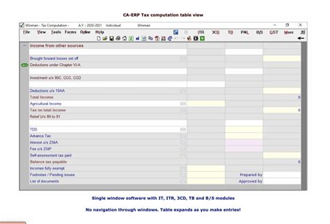 Winman Income Tax Software For Windows At Best Price In Mumbai Id