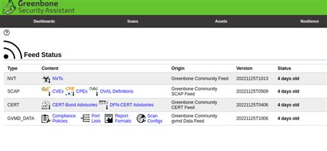 How To Manually Update The Security Feeds In GVM Greenbone