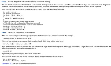Solved Working With Pointers You Use Pointers Because You