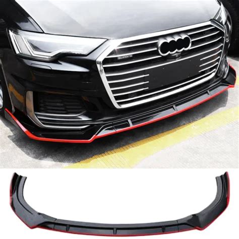 Audi A6 Accessories Three Piece Car Front Bumper Split Lip Vw Audi