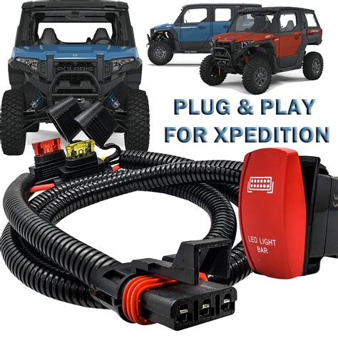 Oz Usa Pulse Power Busbar Plug Wire Harness Onoff Red Rocker Switch