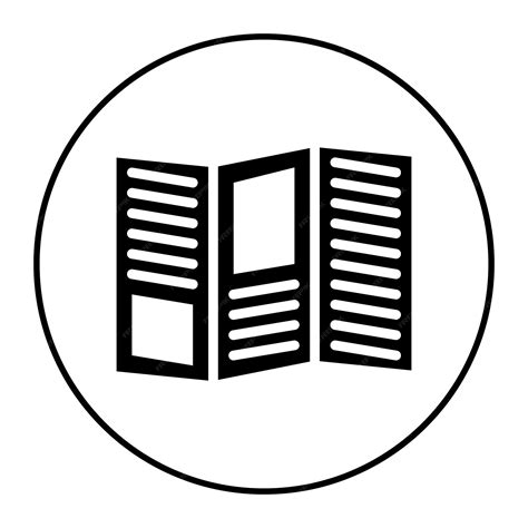 Premium Vector Folded Booklet Icon Vector Image Can Be Used For Printing