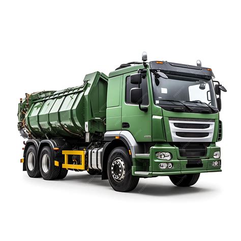 Premium Ai Image Isolated Of Bbw Garbage Truck Diesel Engine 2010