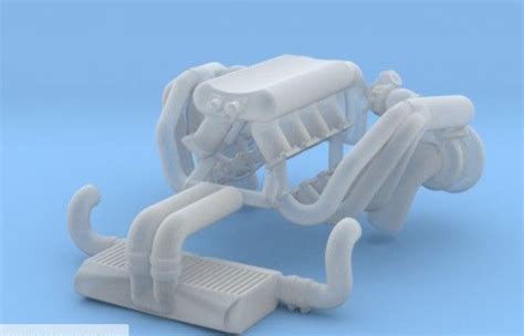 Stl File Brodix Bbc Nre Turbo With Intercooler 👽 ・3d Printable Model To