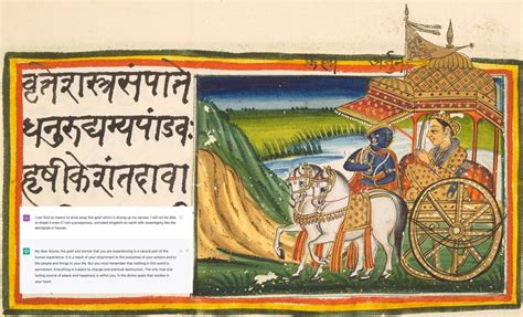 Chatgpt Experiment The Bhagavad Gita Discourse