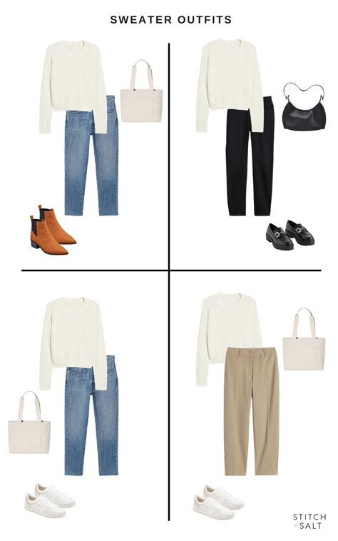 Budget Friendly Fall Capsule Wardrobe Outfit Ideas Stitch And Salt