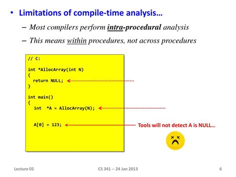 Ppt Cs 341 Programming Language Design And Implementation Powerpoint
