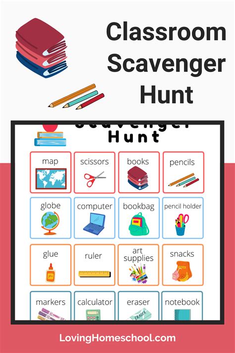 Classroom Scavenger Hunt