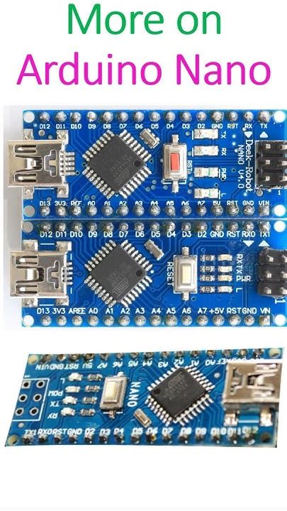 more on arduino nano youtube