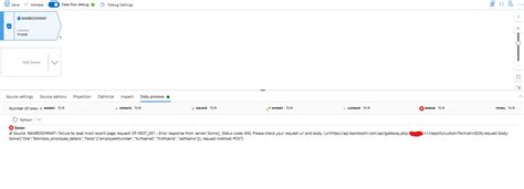 Azure Rest Api With Post Method As Source In Adf Data Flow Stack Overflow