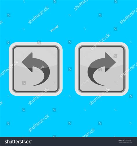 Undo Redo Icon Stock Vector Royalty Free 792957613 Shutterstock