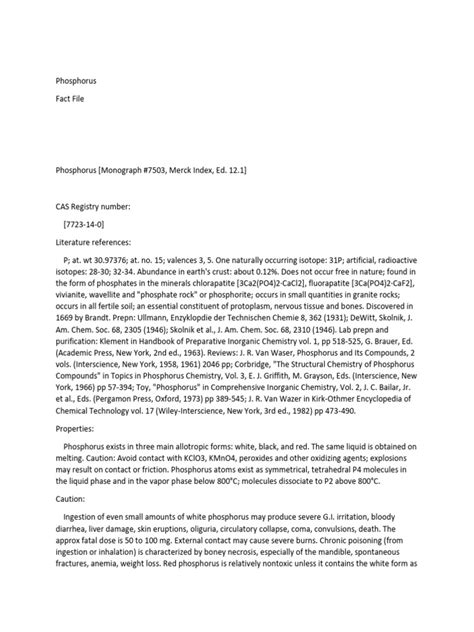 Phosphorus Pdf Phosphorus Phosphate