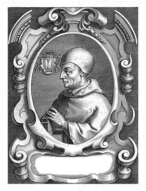 Retrato De El Agustino Egidio Colonna Romano Cornelis Galle I Después