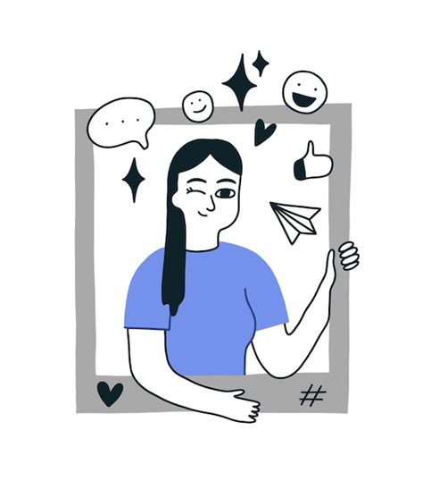 Conceito De Rede De Mídia Social Vetor Premium