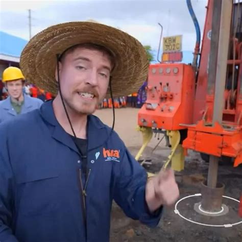 MrBeast construyó 100 pozos de agua potable en varios países de África