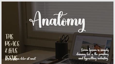 Anatomy Font Download Free For Desktop And Webfont