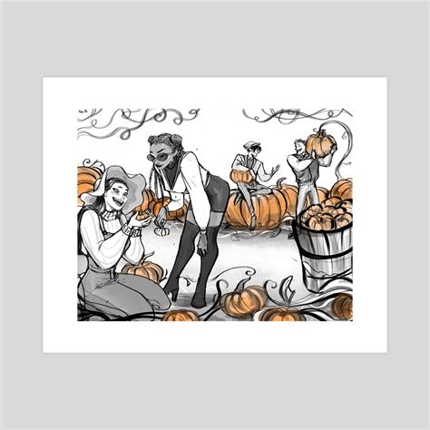 Inktober 2022 Farm An Art Print By Yokai Boi Inprnt