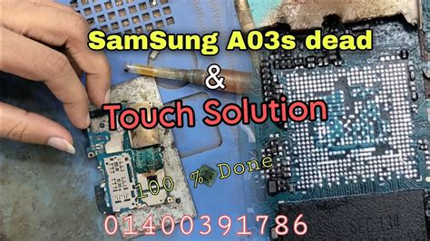 Samsung A03s Dead And Touch Solution Youtube